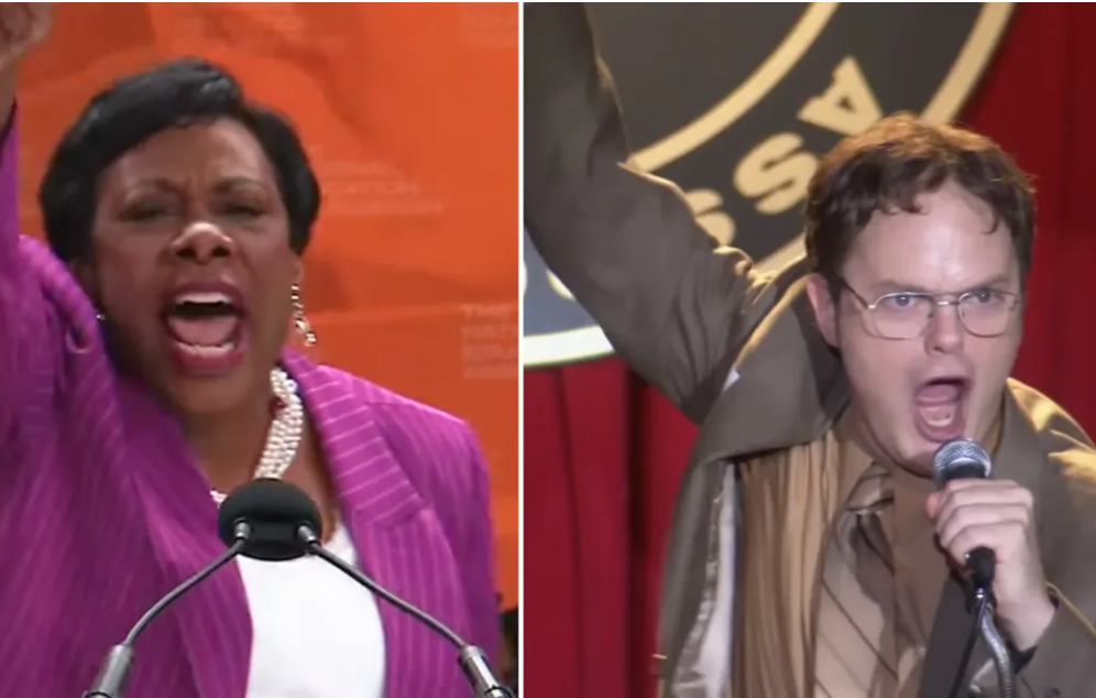 NEA Officials Eerie Speech Mocked, Resembles ‘The Office’ Antics ...